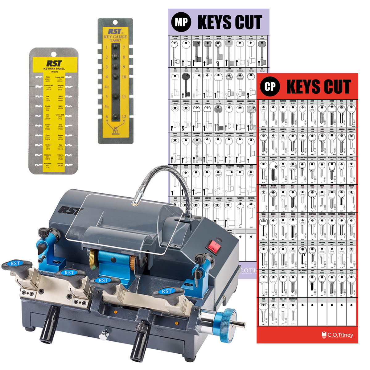 TM800 Key Cutting Package - Silver – C.O.Tilney