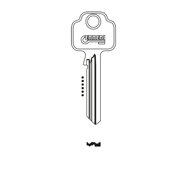 Chubb CB6 Errebi Cylinder Blank – C.O.Tilney